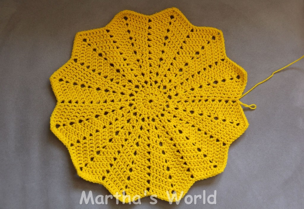 My First Round Ripple (Or How I crocheted Sunshine) | Martha’s World